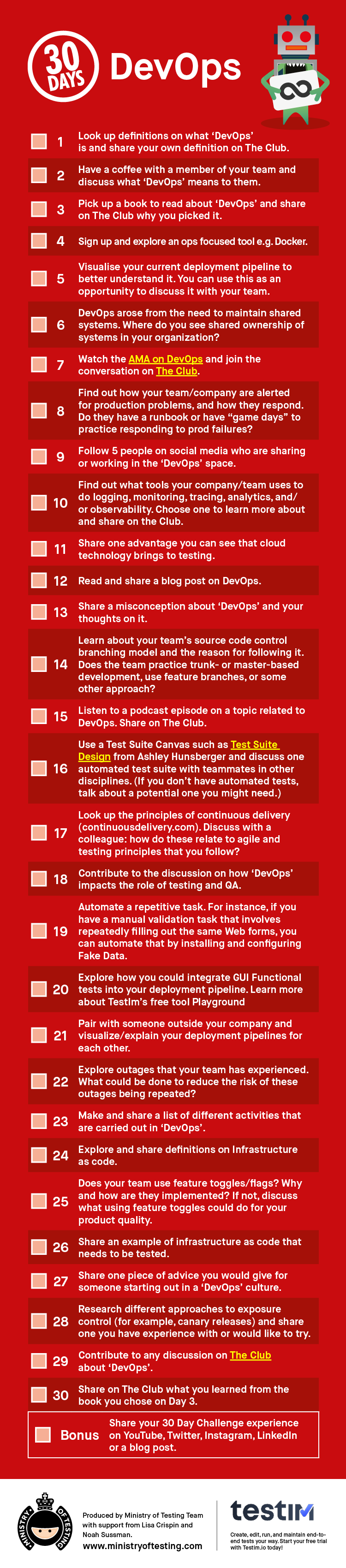 30 Days of DevOps | Ministry of Testing